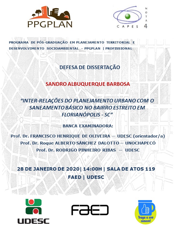 Programa de Pós-Graduação em Planejamento Territorial e Desenvolvimento ...