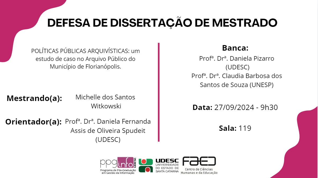 Programa de Pós-Graduação em Gestão da Informação